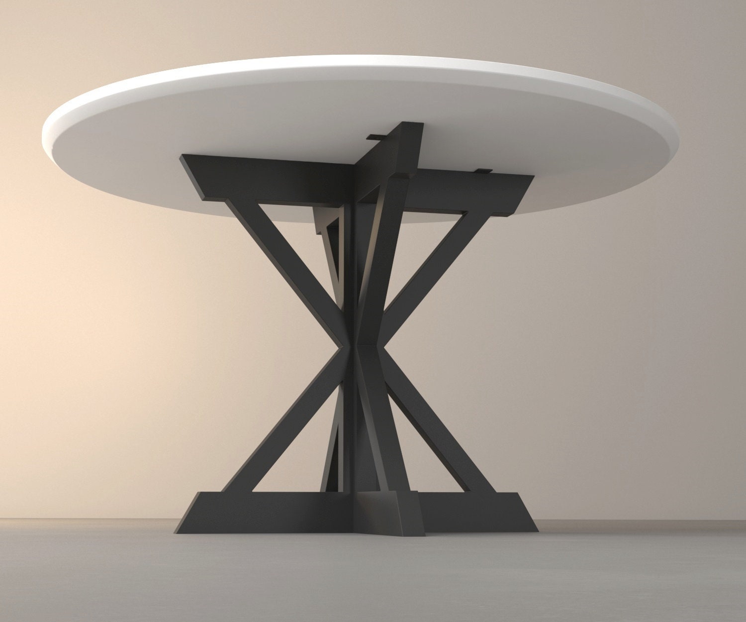 KABIL / Round Table for Modern Dining Room / Made-to-order - Etsy