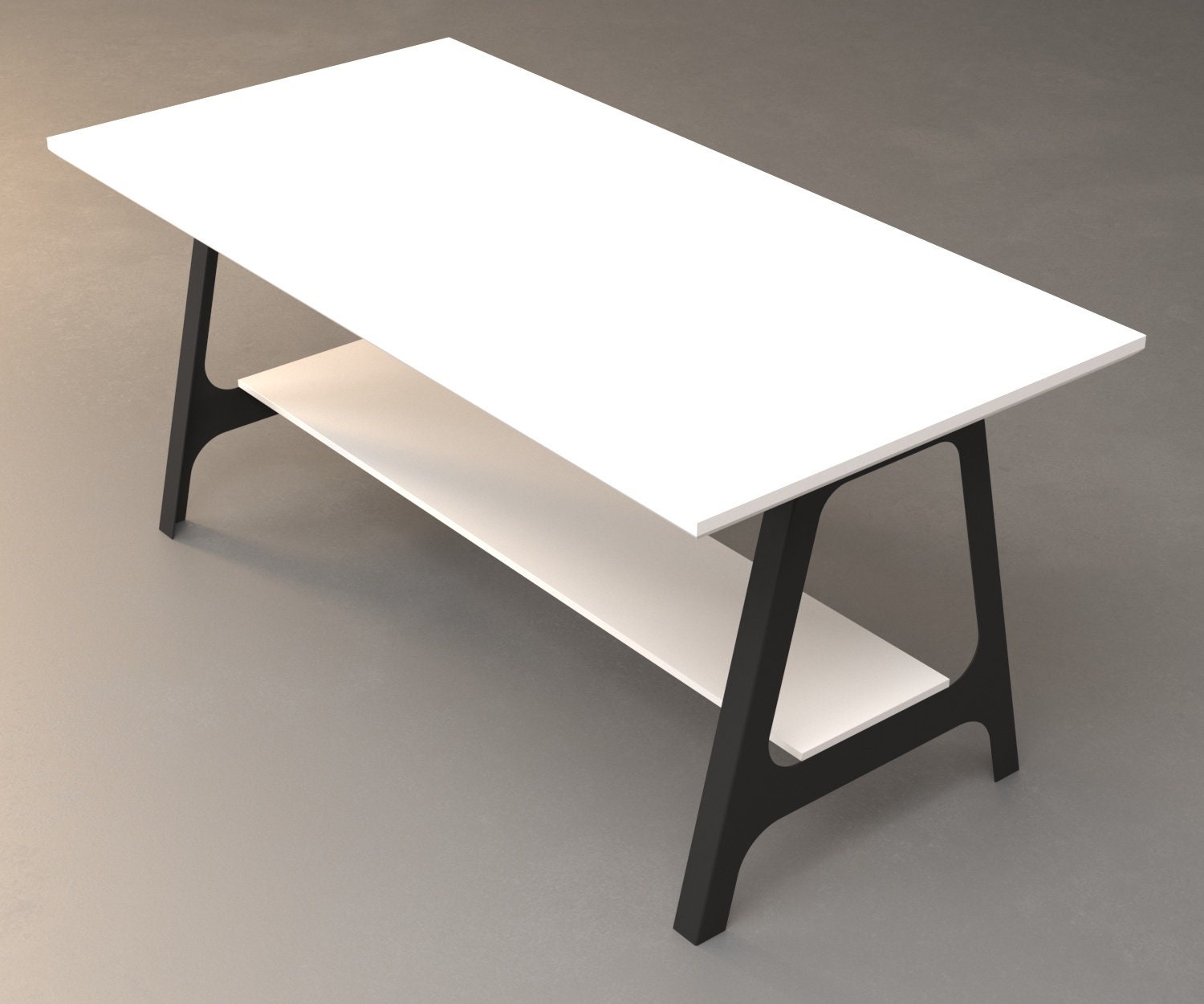 A-frame Desk / Metal Freestanding Desk / Cozy Furniture / MADE-TO-ORDER ...