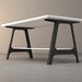 A-frame Desk / Metal Freestanding Desk / Cozy Furniture / MADE-TO-ORDER ...