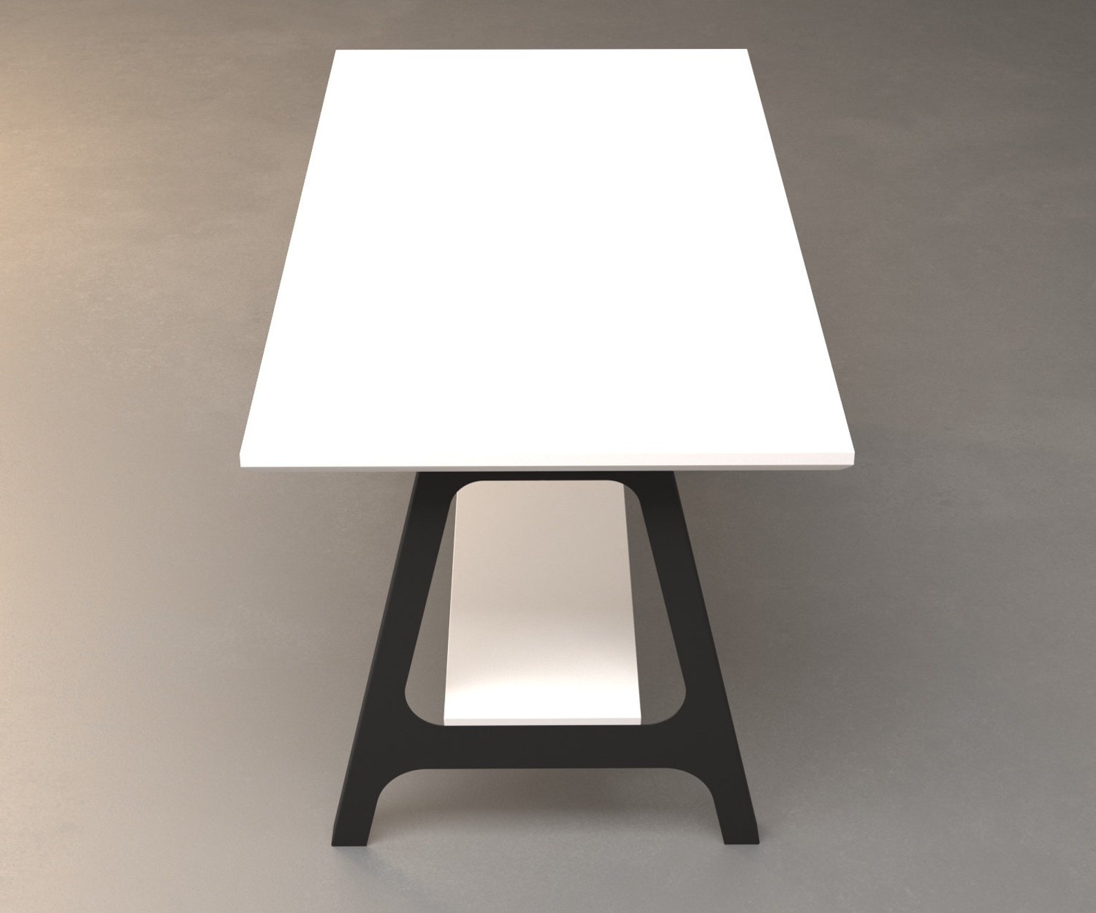 A-frame Desk / Metal Freestanding Desk / Cozy Furniture / MADE-TO-ORDER ...