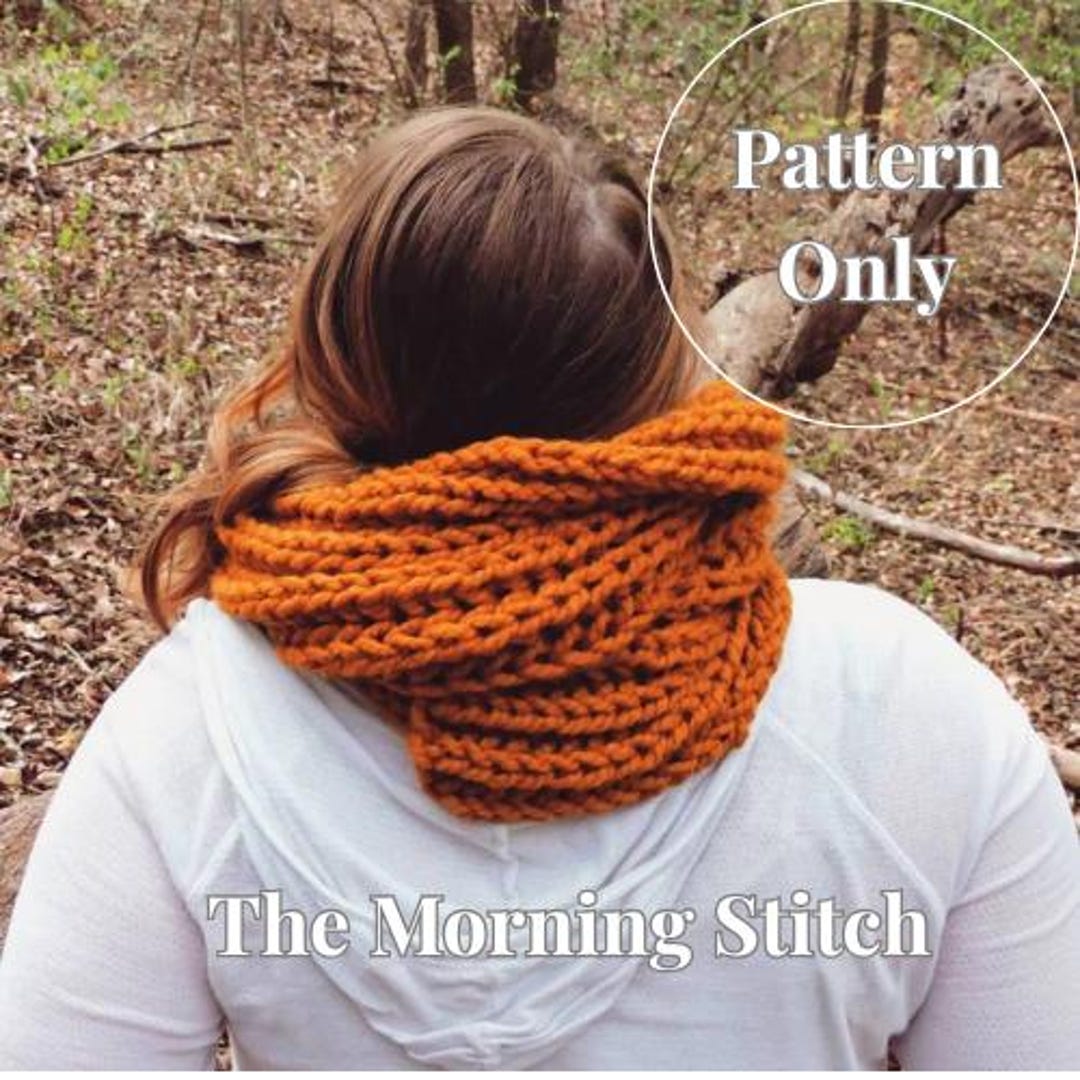 Golden Loop Infinity Scarf Knitting Pattern – PDF Digital Download ...