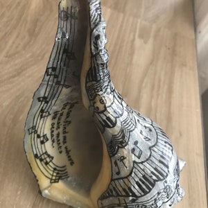 Hand Painted Seashell - Music - Musician Gift - Pawleys Island - Piano ...