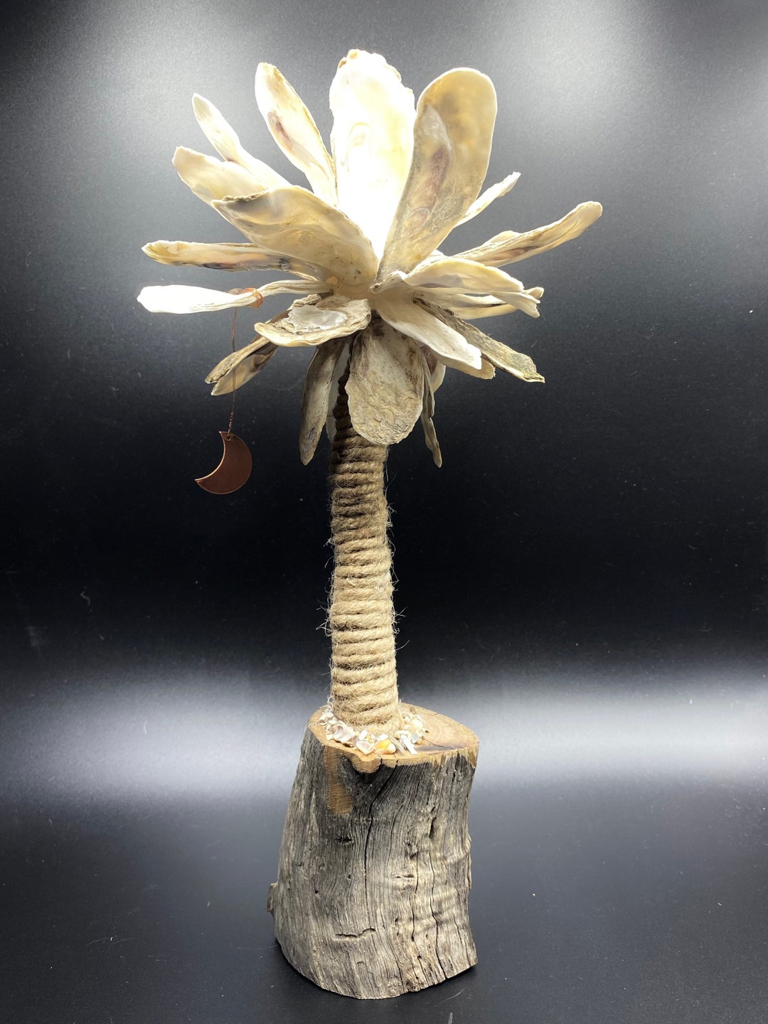 Oyster Shell Palmetto Tree: South Carolina Beach Decor - Etsy