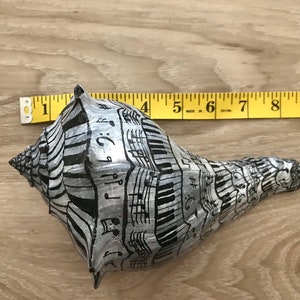 Hand Painted Seashell - Music - Musician Gift - Pawleys Island - Piano ...