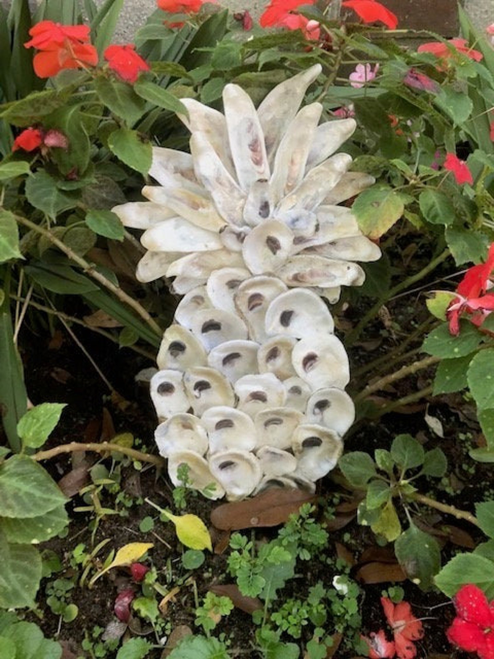 Oyster Shell Pineapple Mothers Day Welcome Beach - Etsy