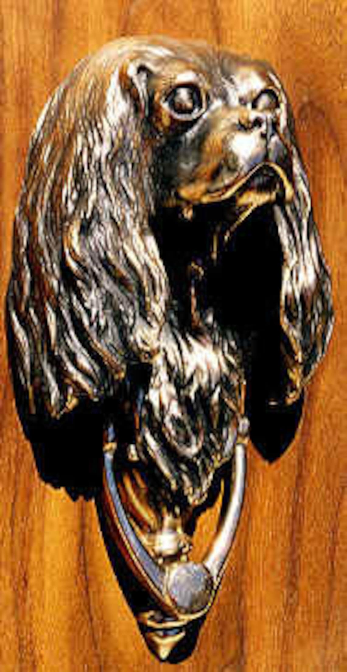 Cavalier King Charles Sculpted Door Knocker Cast in Fine Art - Etsy