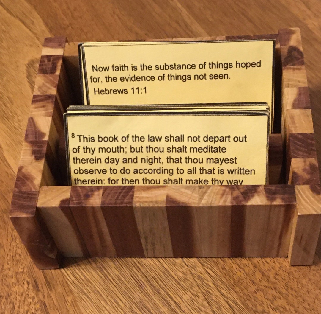 Cue Card/business Card Display-woodworkers Build Plan Can Be Built From ...