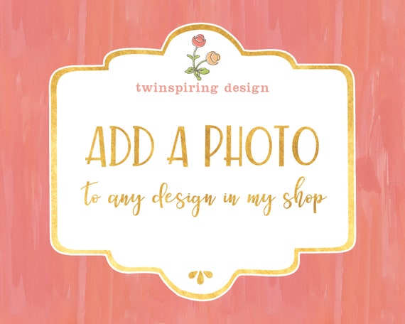 Add a Photo Add-On | Etsy