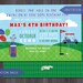 Putt-putt Mini Golf Birthday Party Invitations And/or Thank You Notes ...