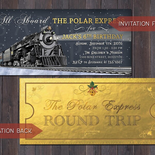 Golden Ticket Polar Express - Etsy