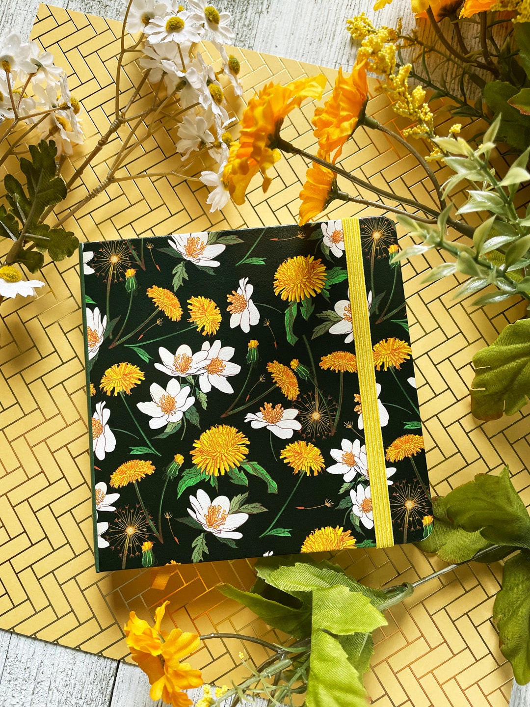 Dandelions and Anemone Sketchbook - Etsy