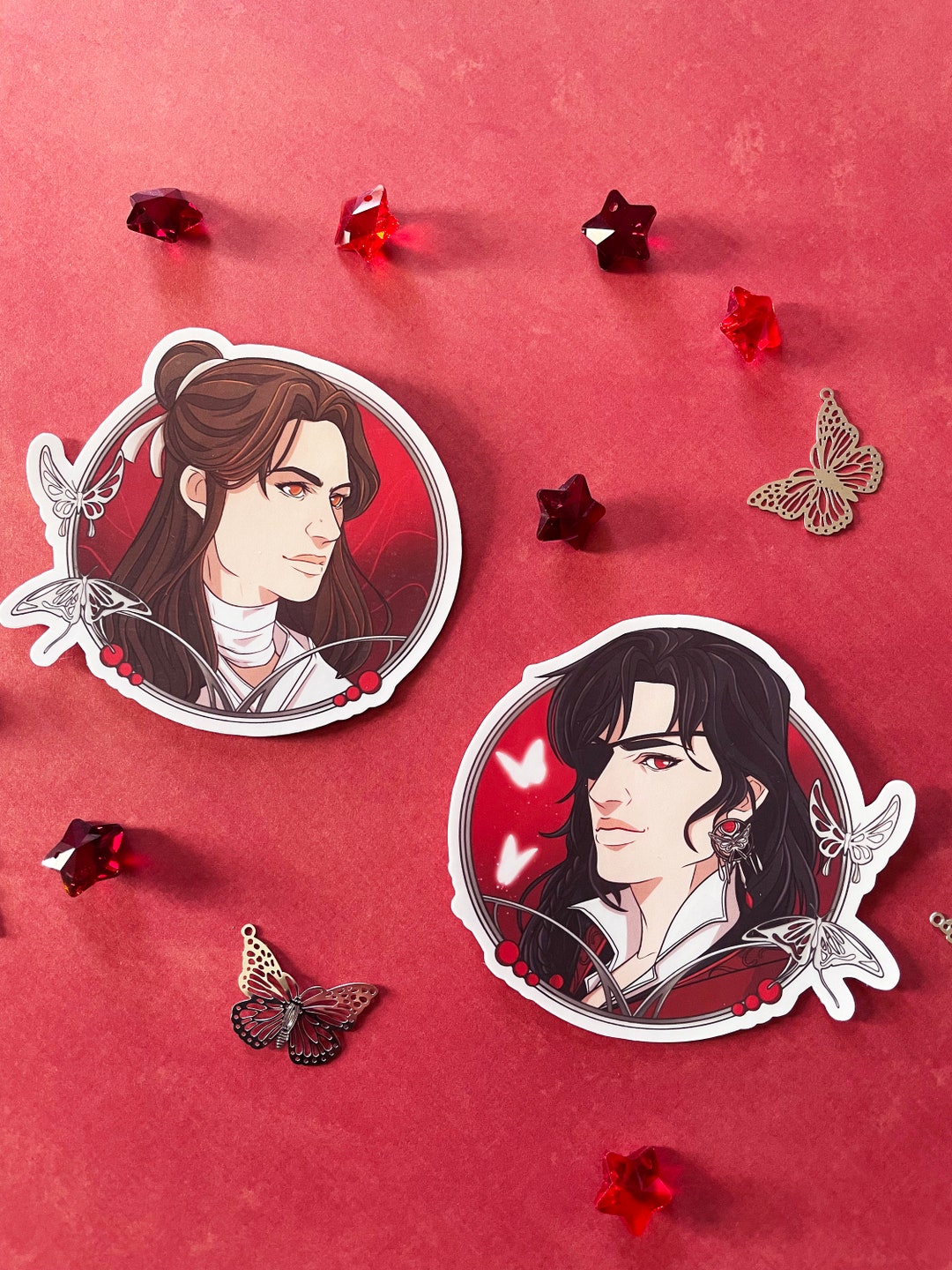 Xie Lian and Hua Cheng Stickers - Etsy