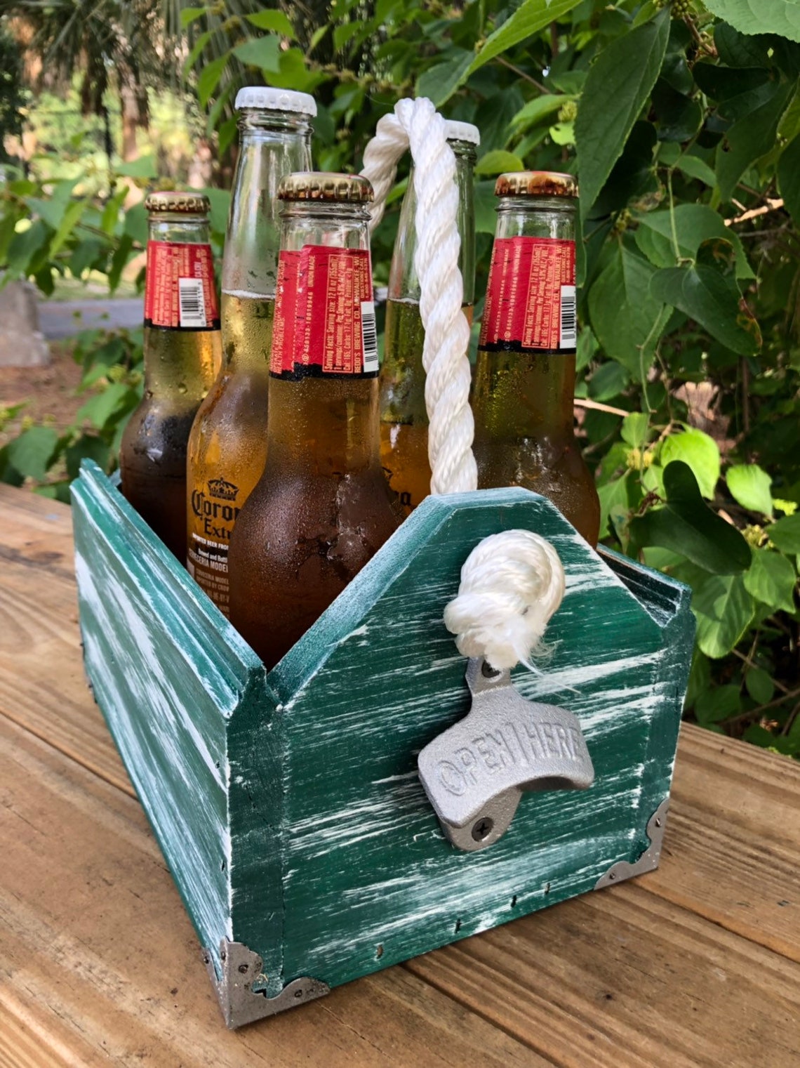 Beer Accessory Beer Gift Beer Caddy Handcrafted Wood - Etsy