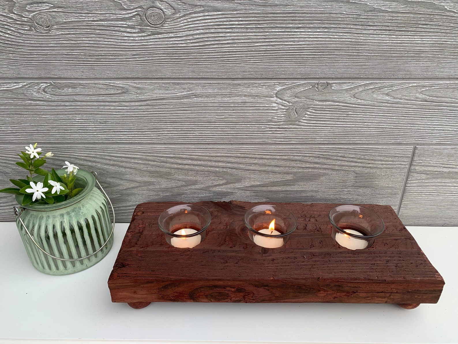 Spa Decor Candle Holder Candle Gift Set Votive Candles - Etsy