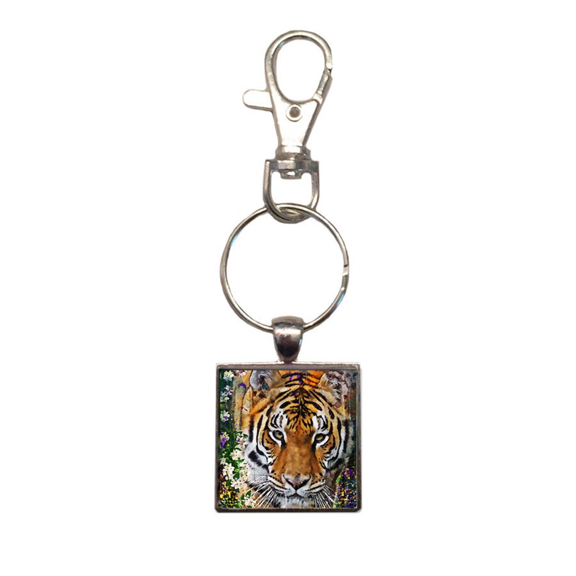 Tiger Key Chain Key Ring Key Organizer Jasmine Tiger - Etsy