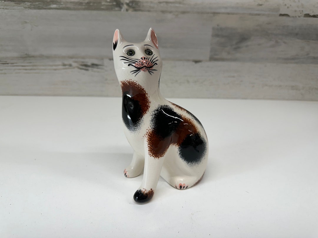 Cat Figurine Griselda Hill Pottery Cat Kitty Figure Cute Kitten Art Cat ...
