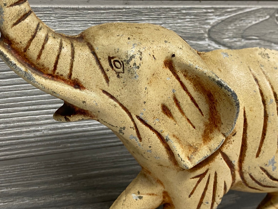Iron Elephant - Cast Iron Elephant Door Stop - Antique Elephant - Etsy UK