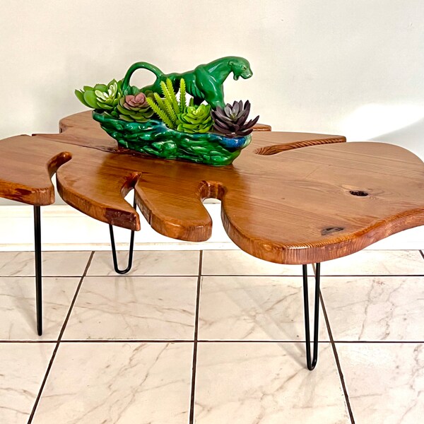 Leaf Shaped Coffee Table - Etsy