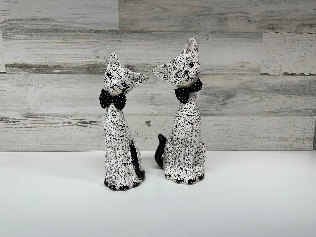 Midcentury Cats - Cat Sculptures - MCM Cat Art - MCM Cat Bookends - Cat ...