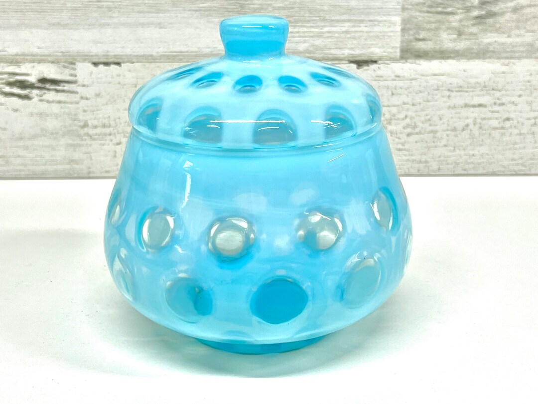 Fenton Coin Dot Bowl - Vintage Fenton Glass - Antique Glass - Candy ...