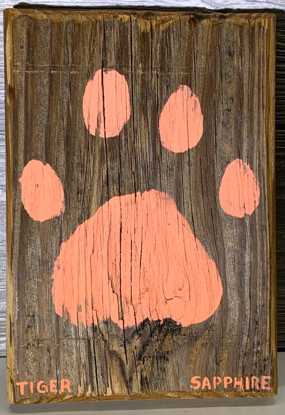White Tiger Paw Print