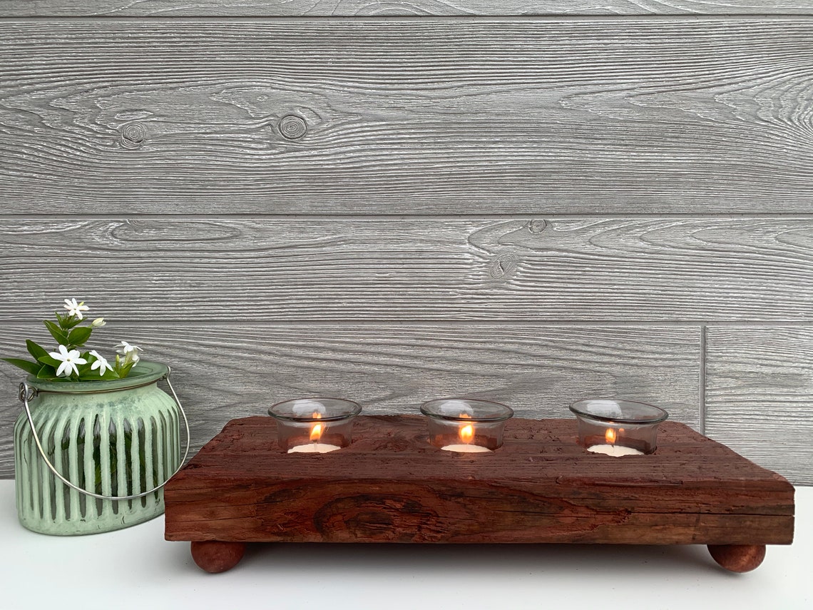 Spa Decor Candle Holder Candle Gift Set Votive Candles | Etsy