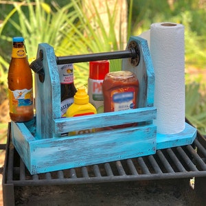 Condiment Caddy - Grill Accessories - Beer Caddy - BBQ Gift ...