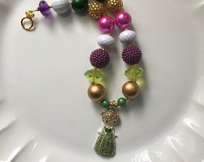 Princess ANNA Inspired Girl Necklace- Frozen Necklace- Anna Inspired ...