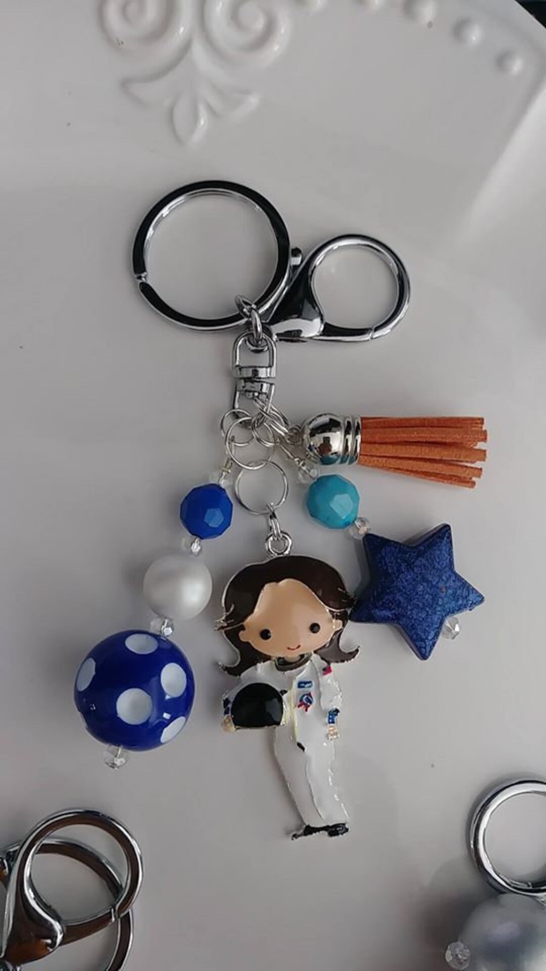 Atronaut Keychain- Astronaut Present- Astronaut Girl Present- Atronaut ...