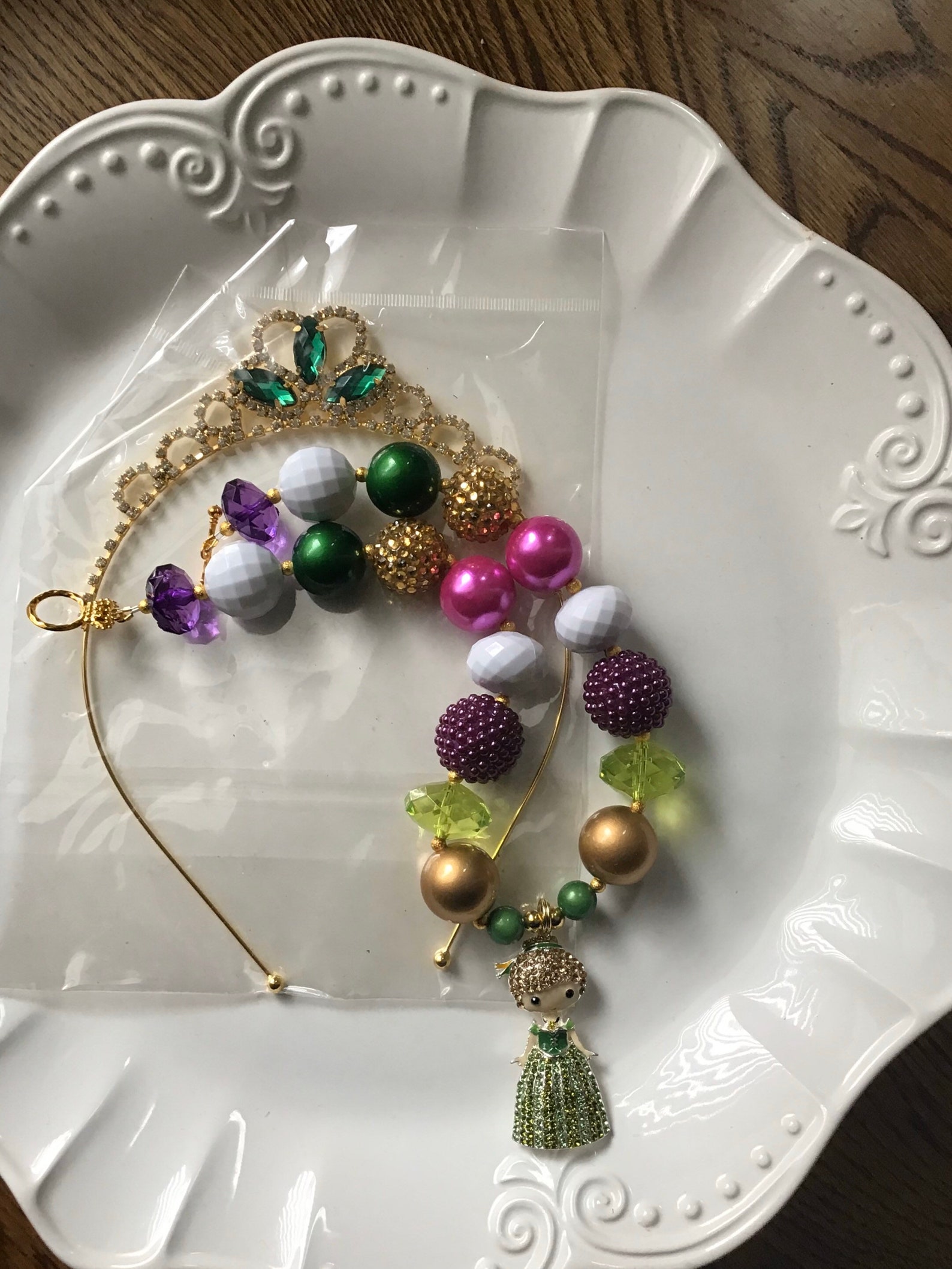 Princess ANNA Inspired Girl Necklace Frozen Necklace Anna | Etsy