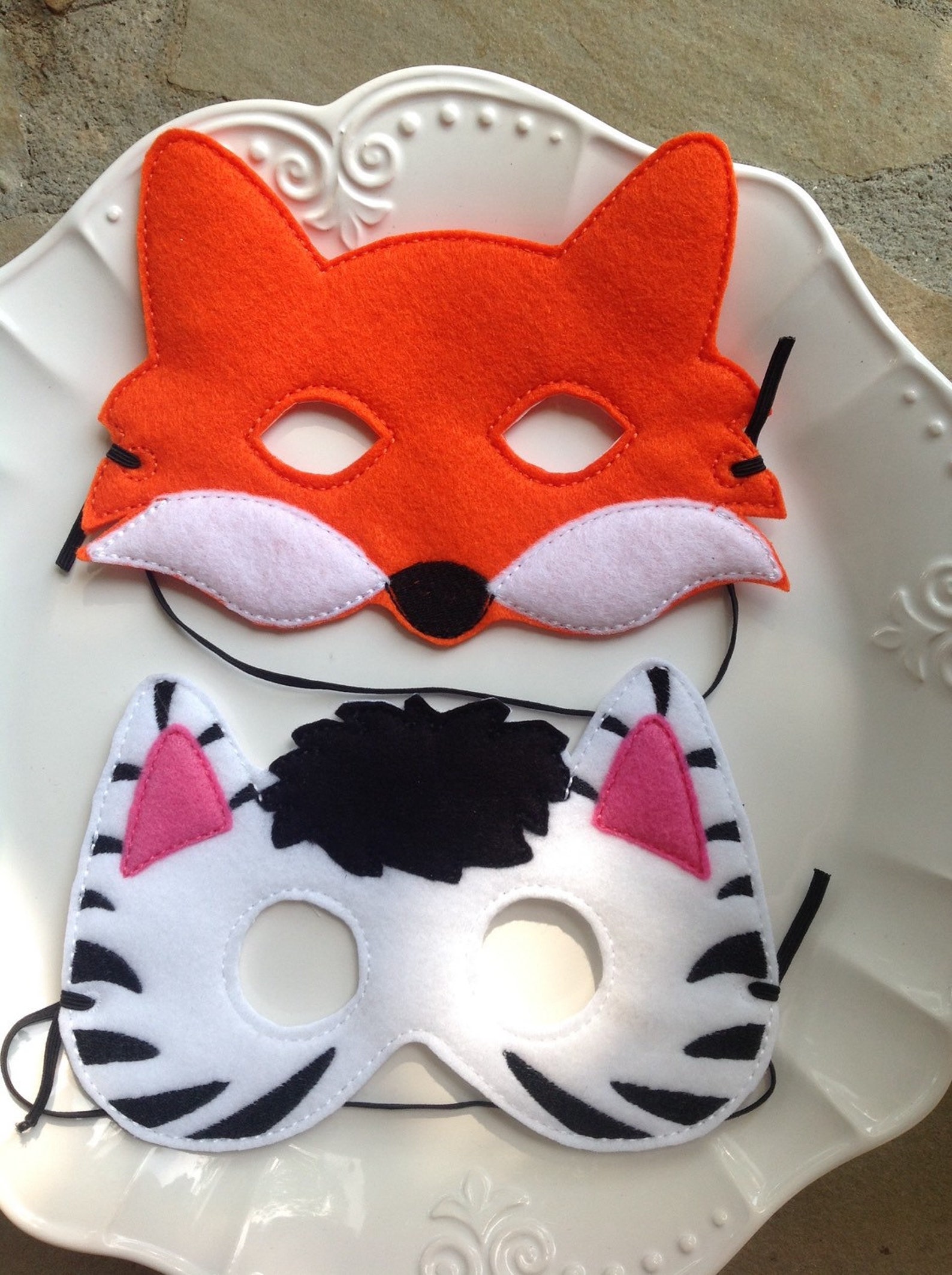 Woodland Masks Wolf Mask Pig Mask-Dress up Masks Animal | Etsy