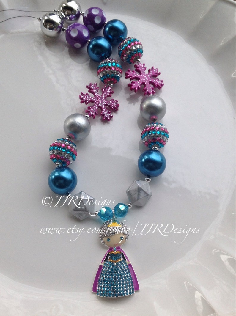 Princess ANNA Inspired Girl Necklace Frozen Necklace Anna | Etsy