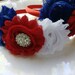 Patriotic Hair Piece-4th of July Headband-patriotic Headpiece 4th of ...
