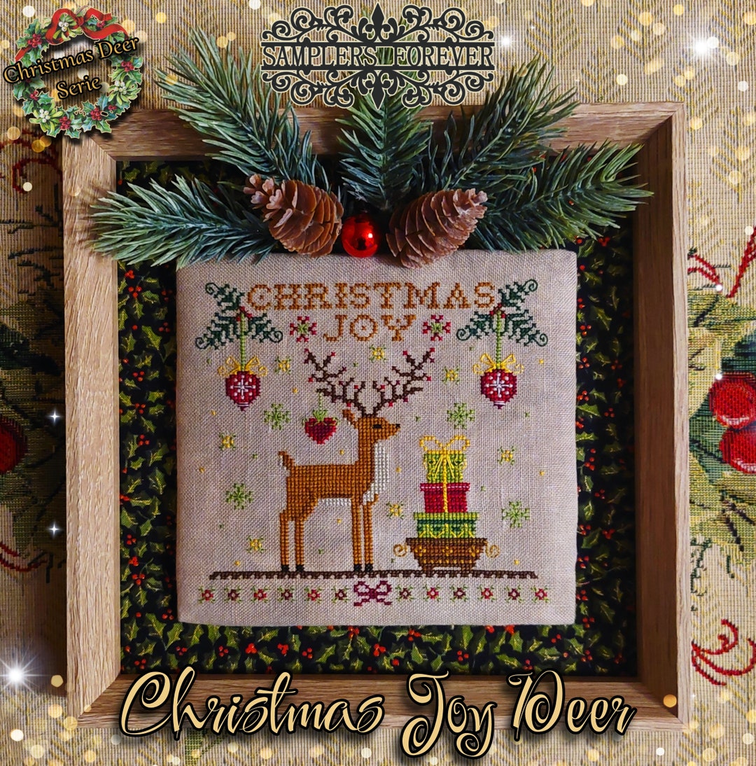 Christmas Joy Deer - Etsy