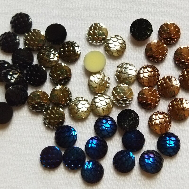 Dragon Scale Beads - Etsy