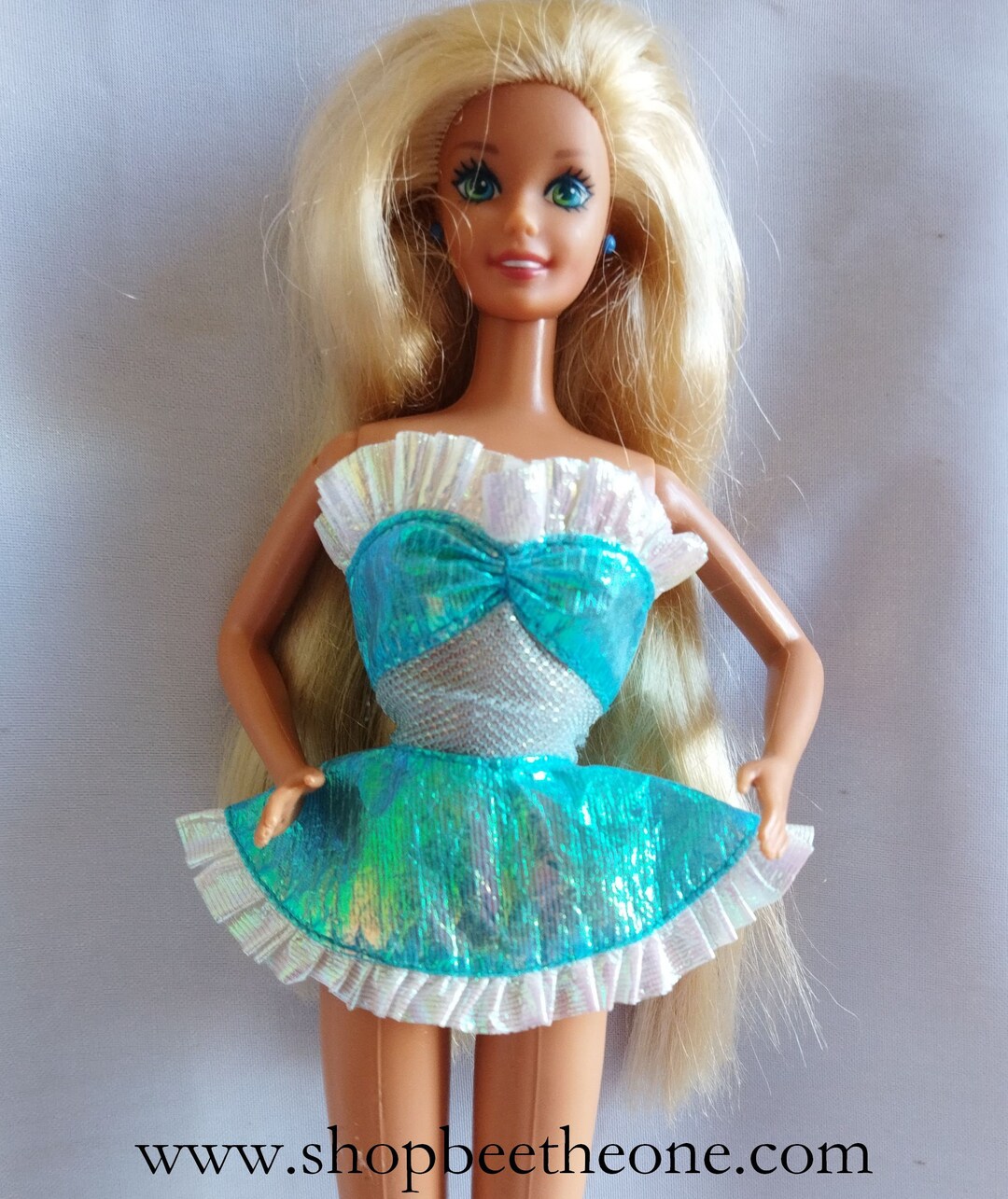 Barbie Foam'n Color - Blue Variant - Mattel 1995 - Dress - Etsy