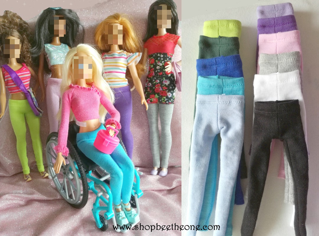 Leggings Long Pants for Barbie Fashion Dolls - 11 Colors - 4 Sizes ...