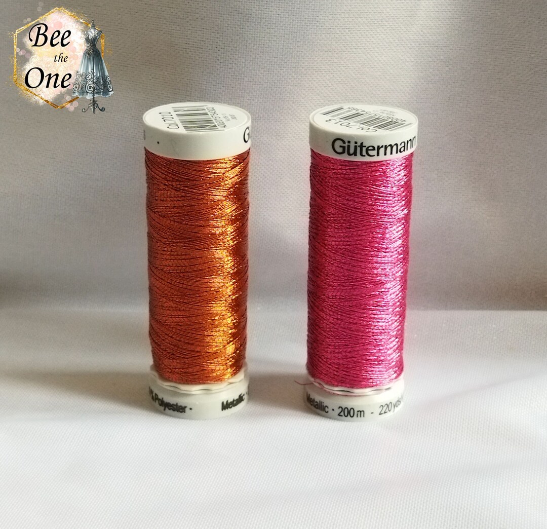 Embroidery Thread Bobin Spool Gütermann Sulky Metallic - 220 Yd/200m ...