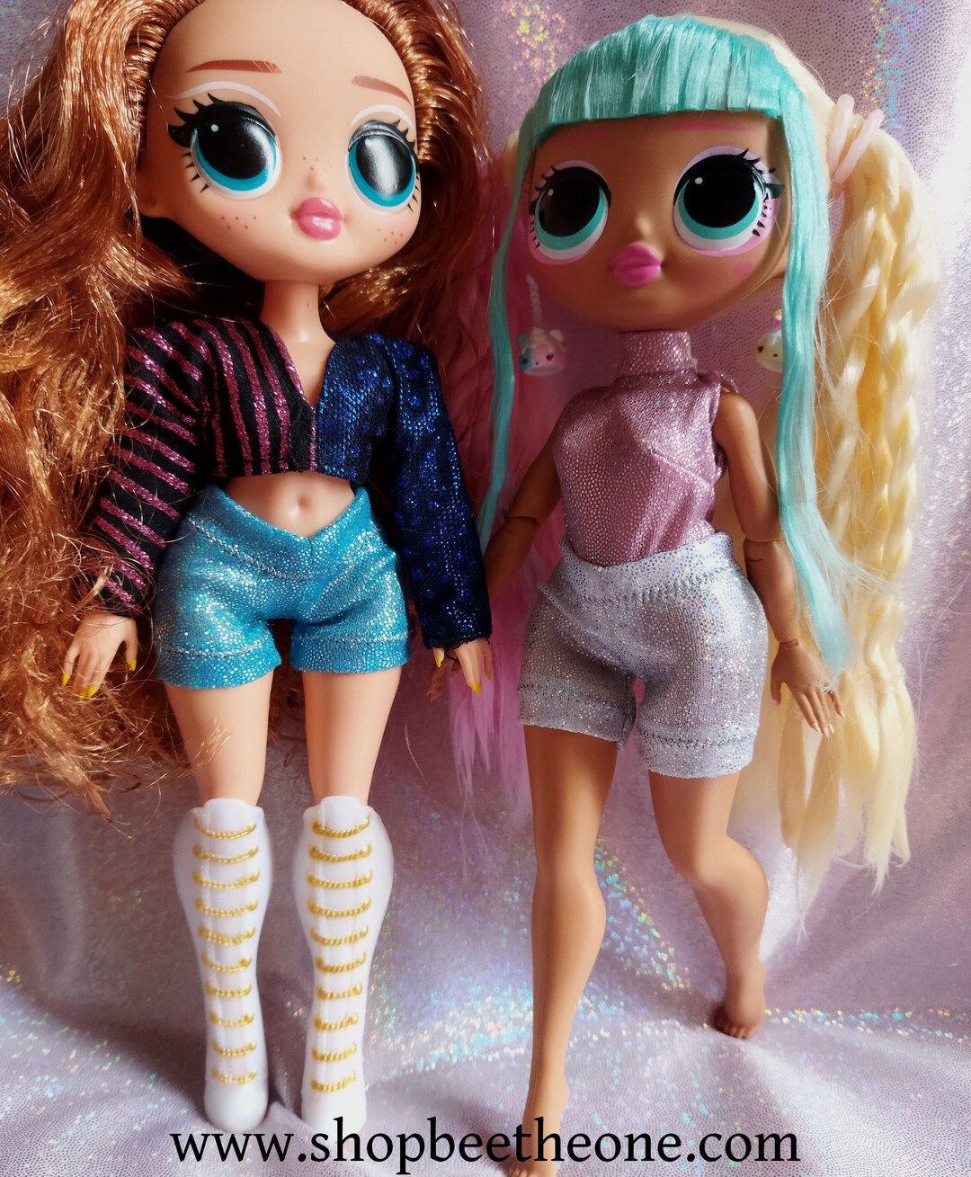 Doll Clothes Shorts Holographic Print for LOL OMG Dolls - 2 Colors ...