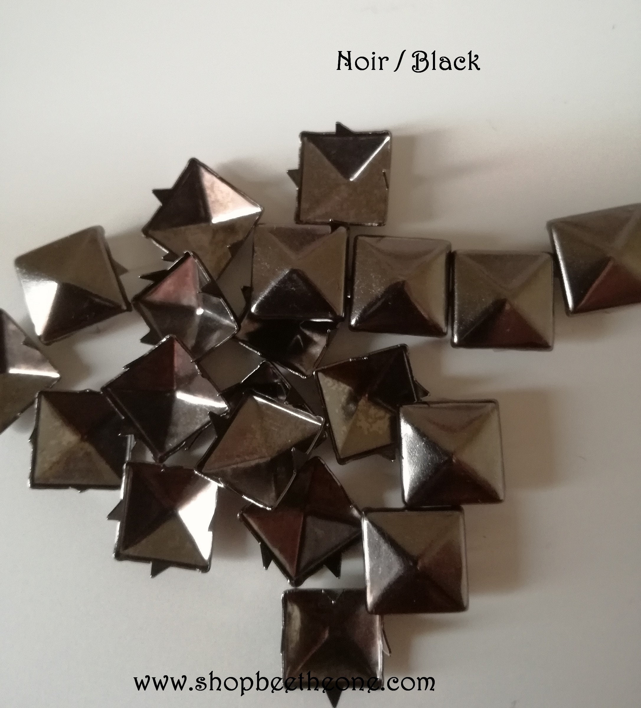 Lot of 10 Square Pyramidal Spike With Claws 10 Mm 4 Colors | Etsy