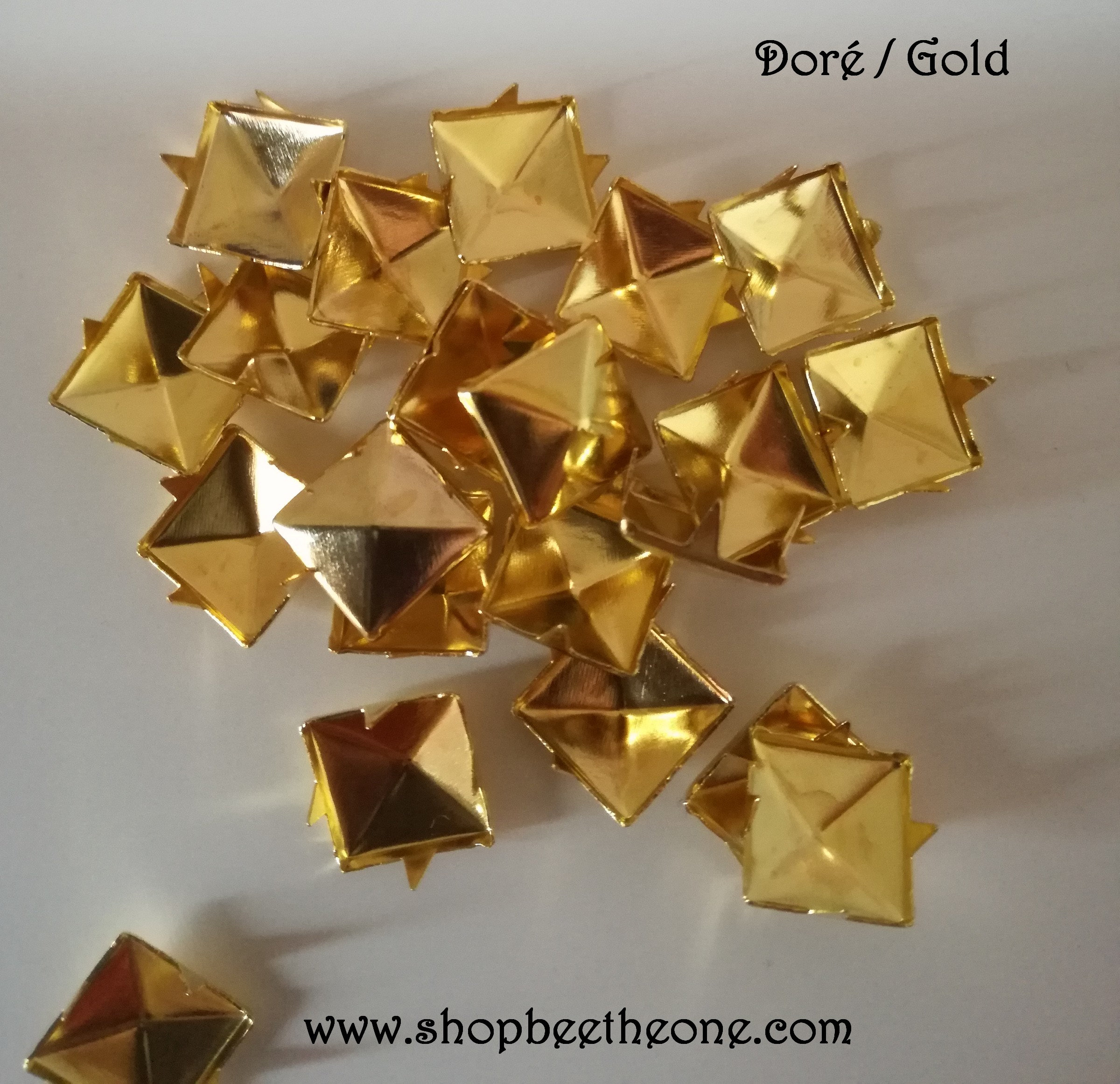 Lot of 10 Square Pyramidal Spike With Claws 10 Mm 4 Colors | Etsy