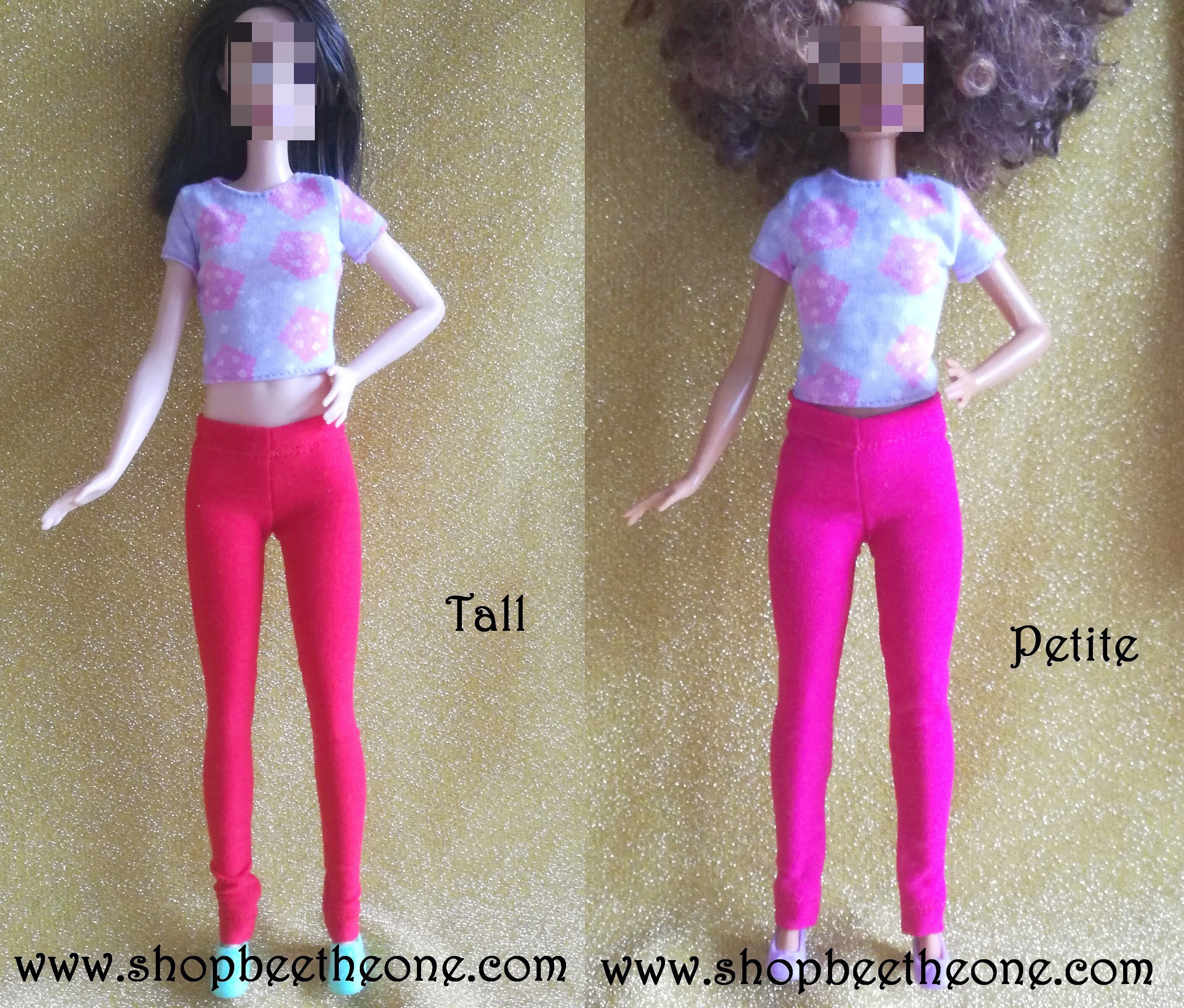 Leggings Long Pants for Barbie Dolls - 9 Colors - 4 Sizes (classic/90s ...