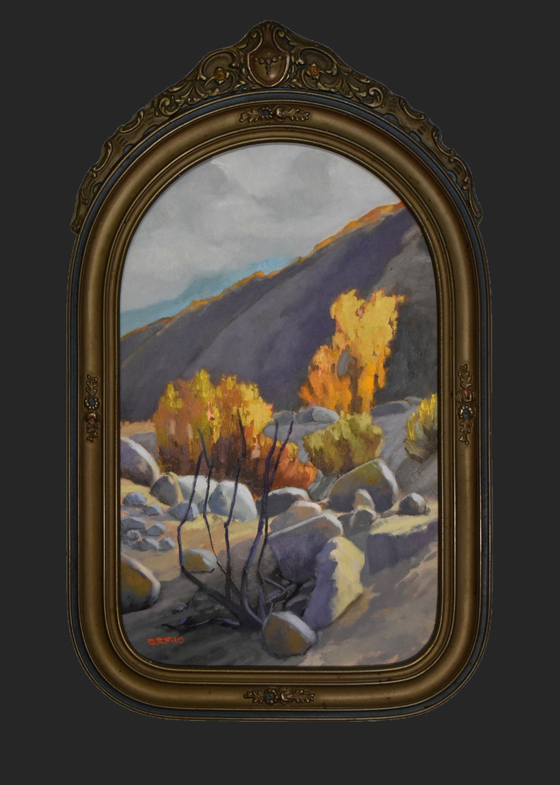 Whitewater Preserve Palm Springs California. Original Oil Painting by ...