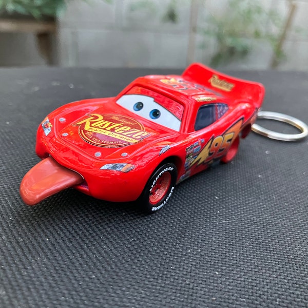 Lightning Mcqueen Cars Keychain - Etsy