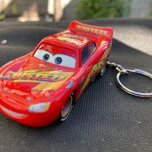 Lightning Mcqueen Keychain - Etsy