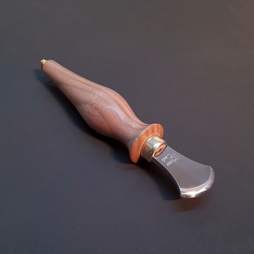 Shoemaker Heel Iron HI-C Walnut by Starko Tools - Etsy