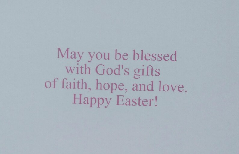 Three Decorated Easter Eggs Greeting Card Christian Easter Card ...