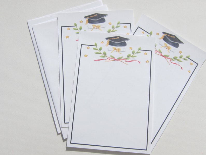 Classic Graduation Invitations Victory Emblem Flat Blank Box of 10 by ...