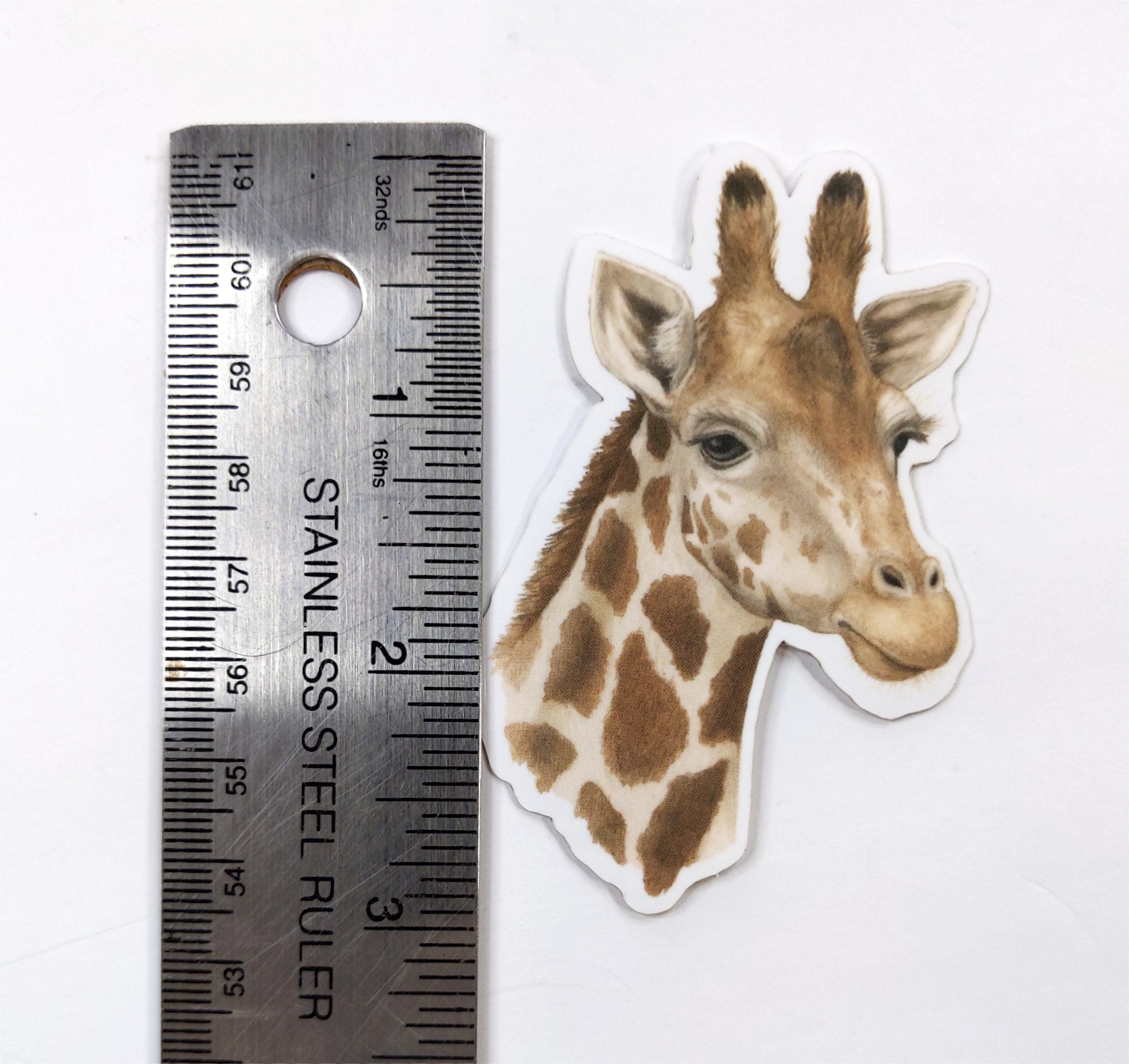 Giraffe Vinyl Waterproof Die Cut Sticker 2.5 X 3 Inch - Etsy