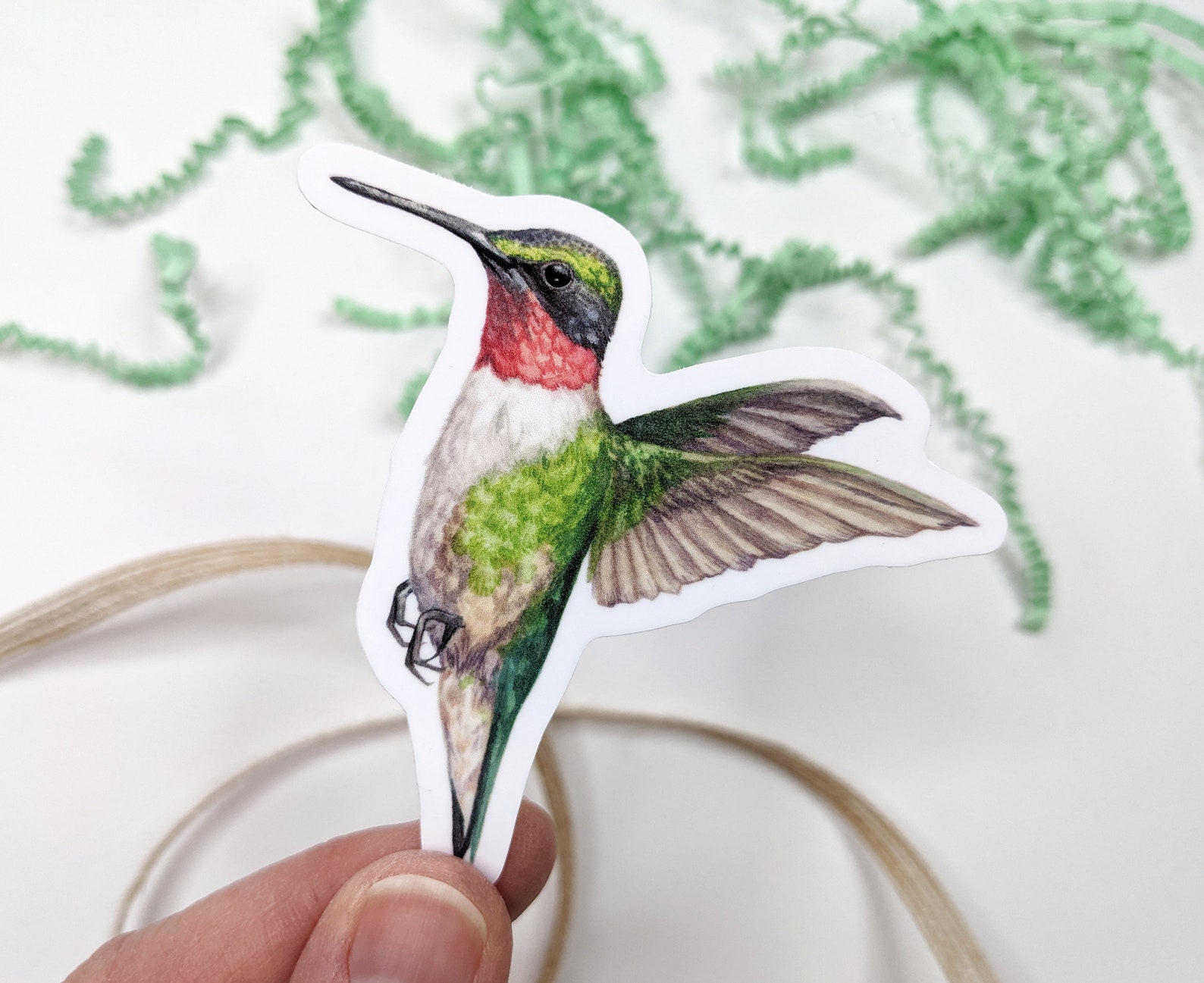 Hummingbird Vinyl Waterproof Die Cut Sticker 2.75 X 3 Inch - Etsy